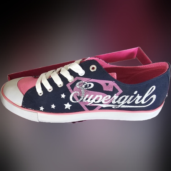 DC Comics | Shoes | Dc Comic Supergirl Tennis Shoes 9 New In Box | Poshmark